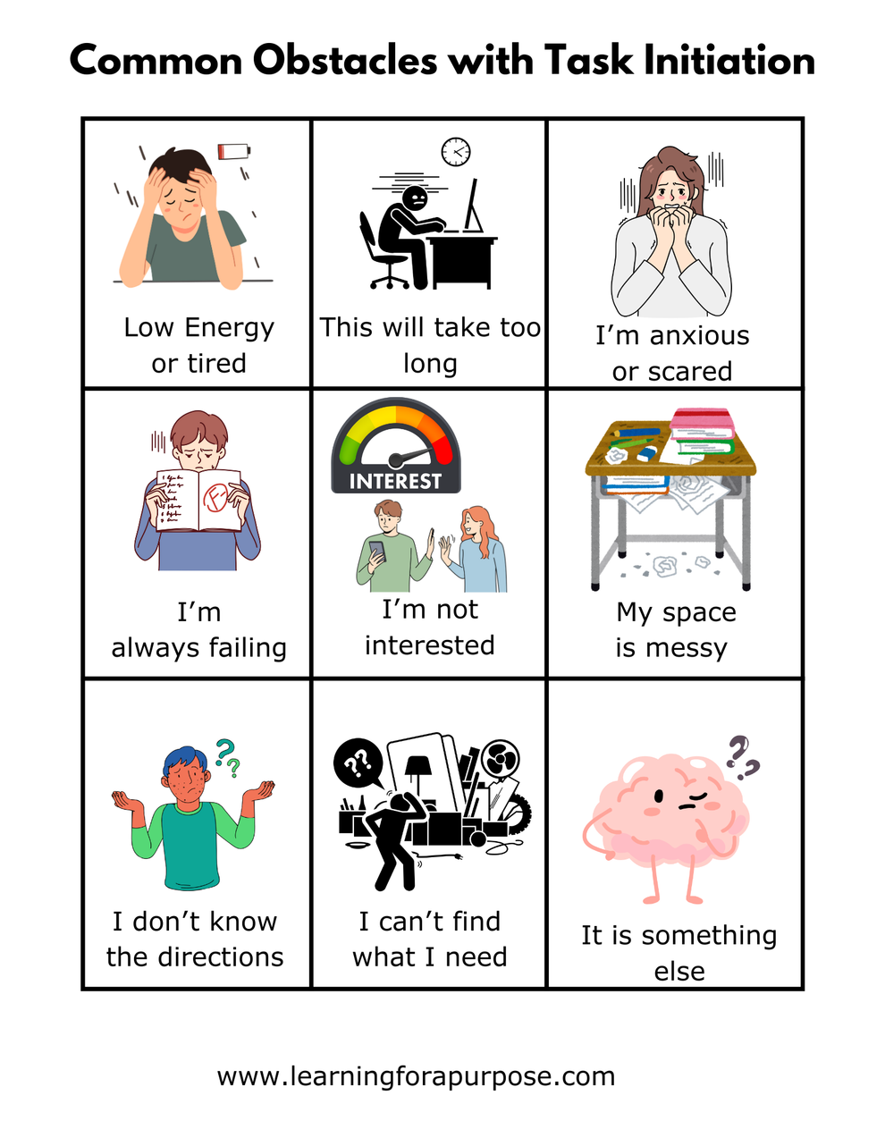 Task Initiation Workbook to Support Daily Life Skills – Learning For a ...