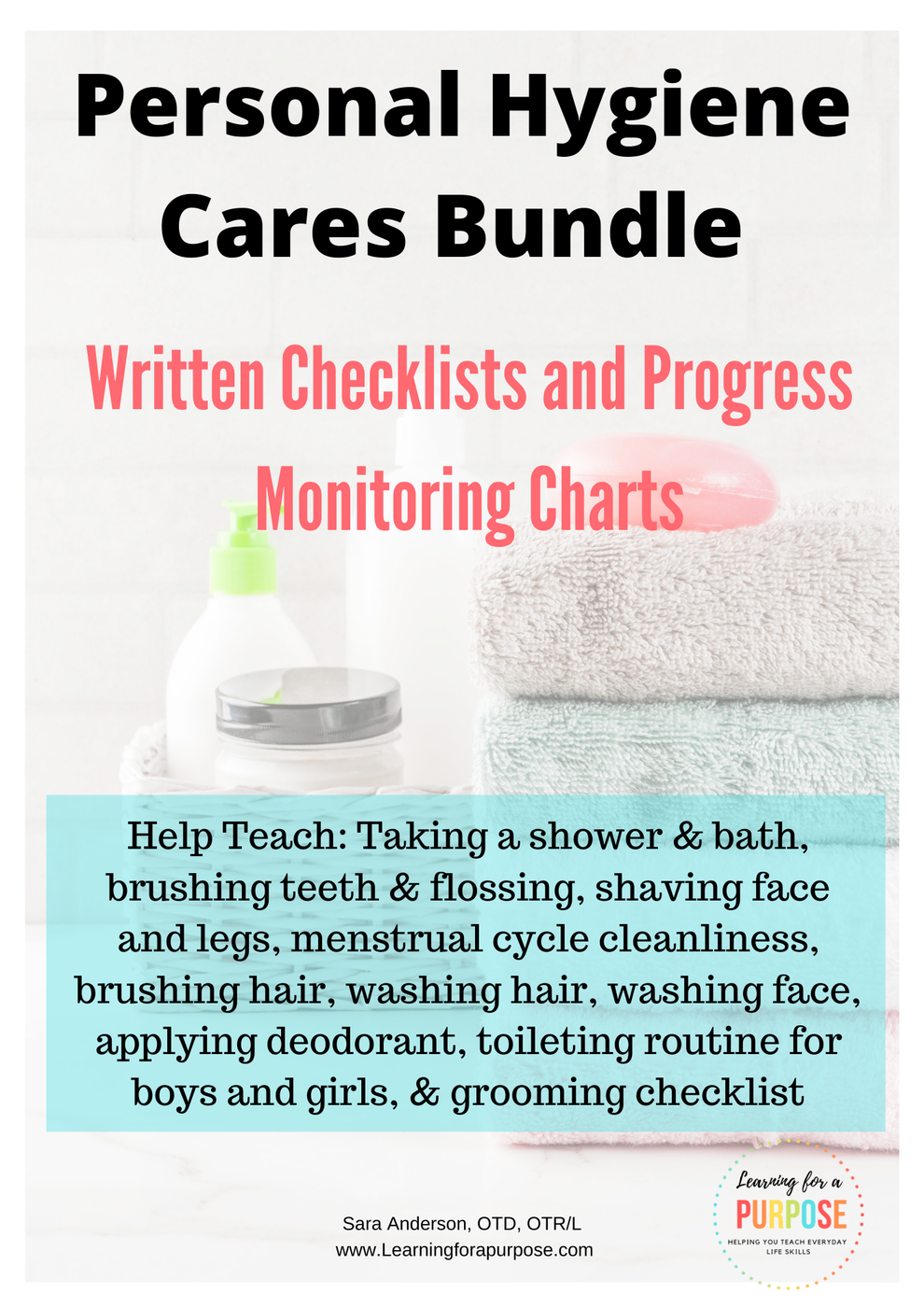 Personal Hygiene and Puberty Bundle for Teens and Young Adults ...