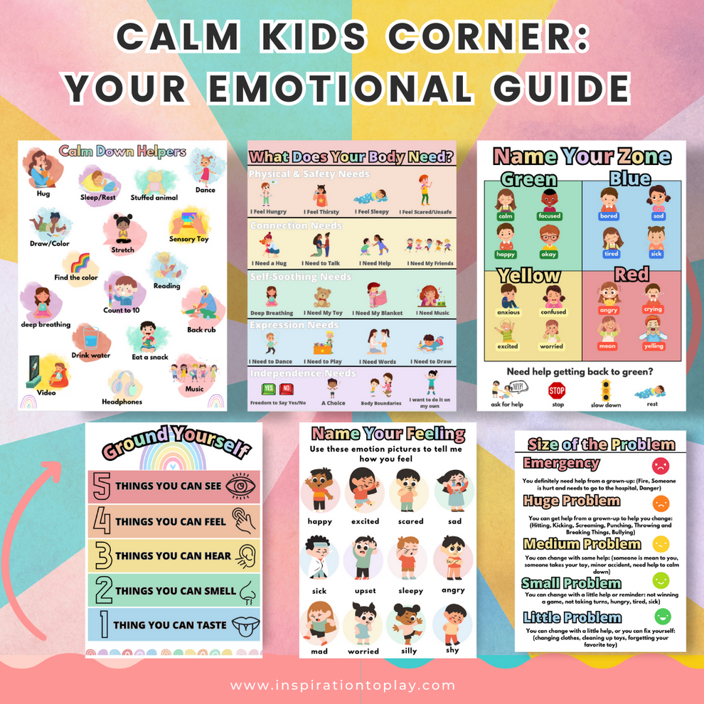 Calm Down Visuals For Kids Bundle – Learning For a Purpose