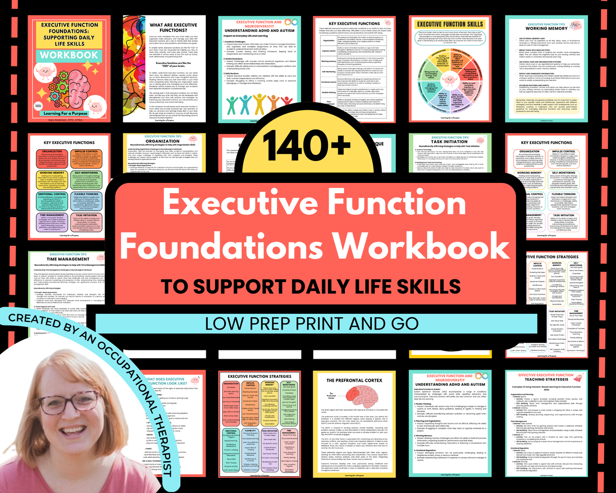 Executive Functions Foundations: Supporting Daily Life Skills Workbook ...