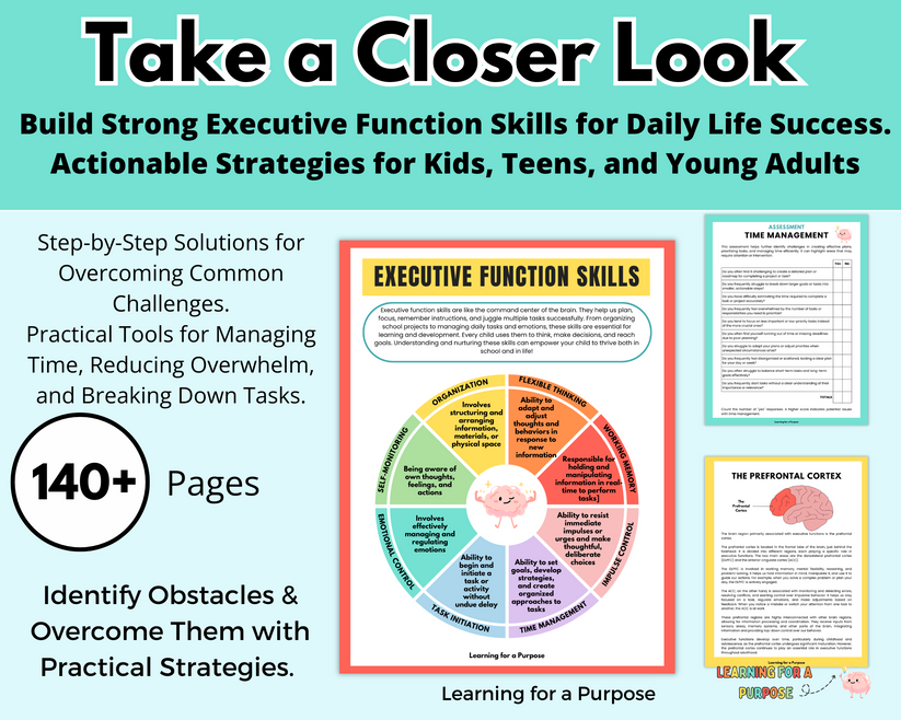 Executive Functions Foundations: Supporting Daily Life Skills Workbook ...