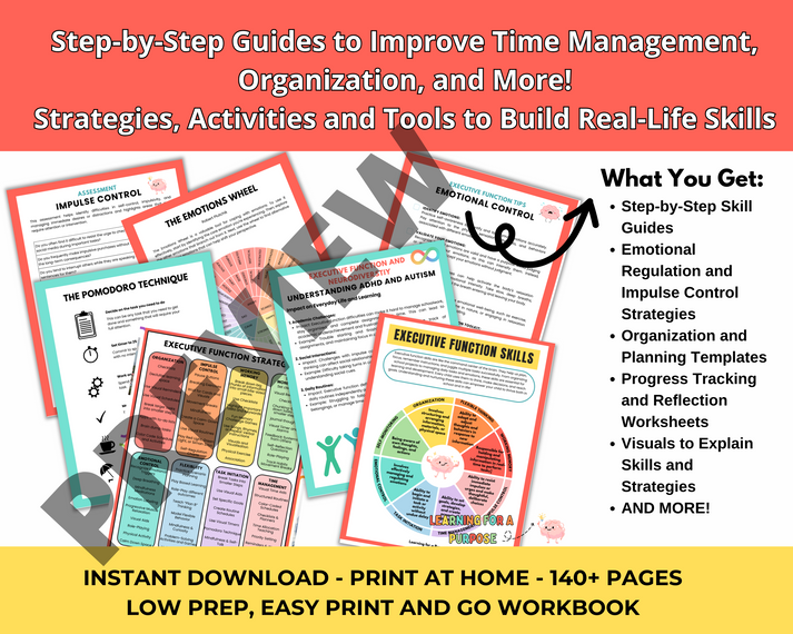 Executive Function Foundations Toolkit Bundle – Learning For a Purpose