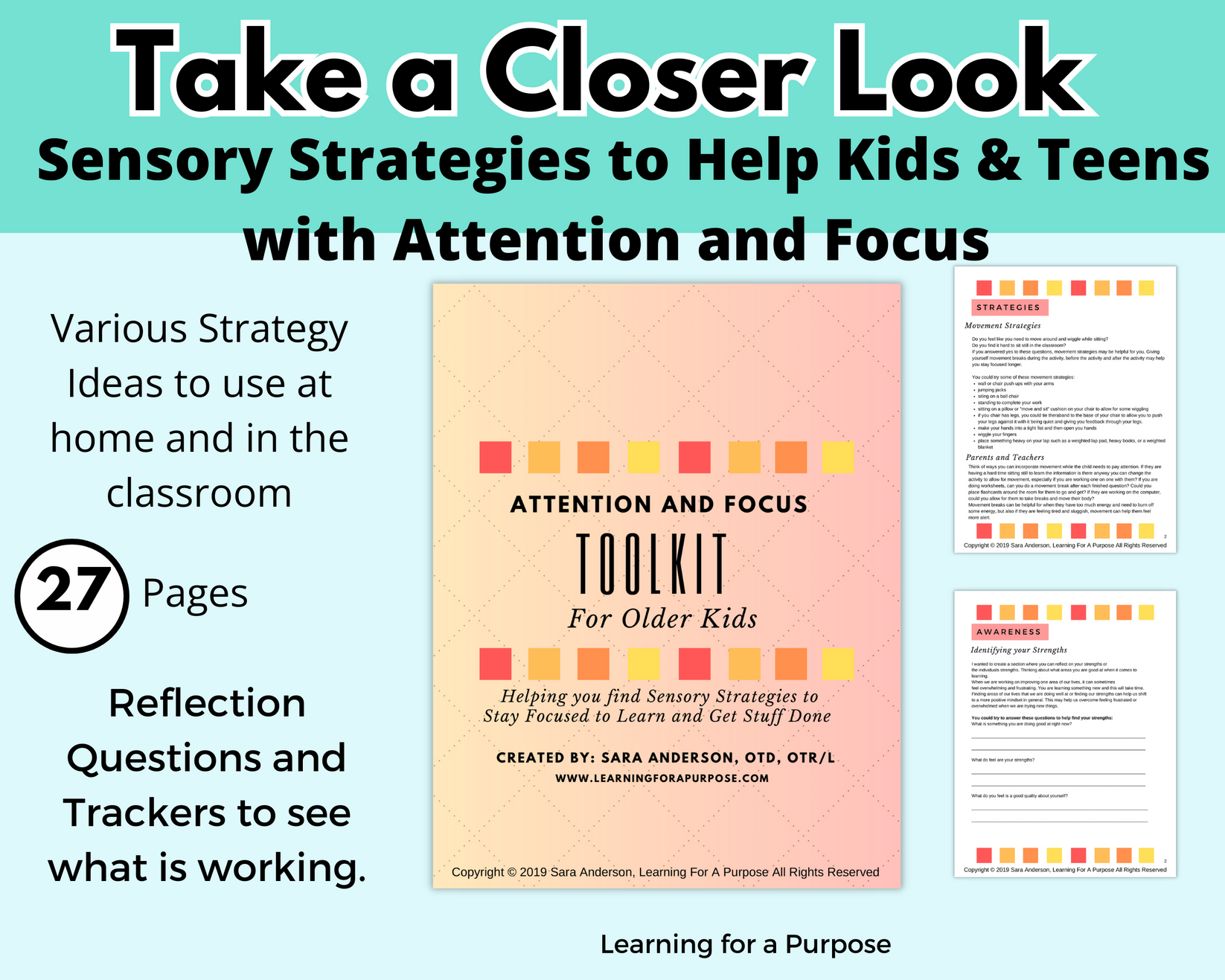 Attention and Focus Toolkit for Older Kids – Learning For a Purpose