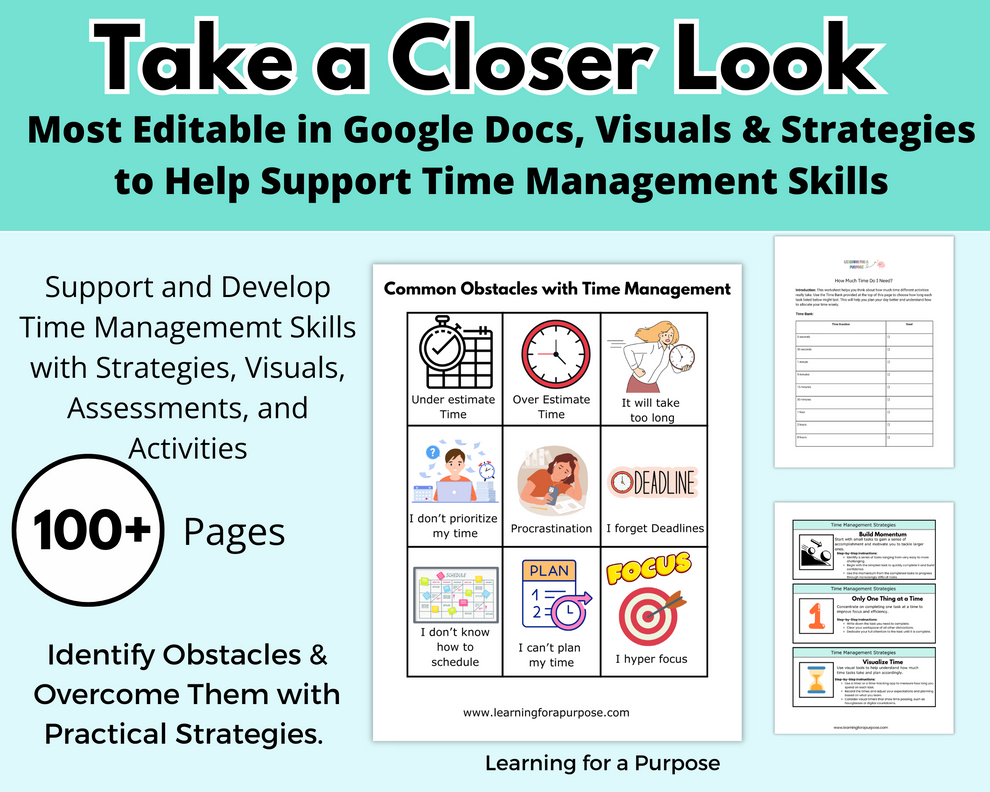 Time Management Skills Bundle – Learning For a Purpose