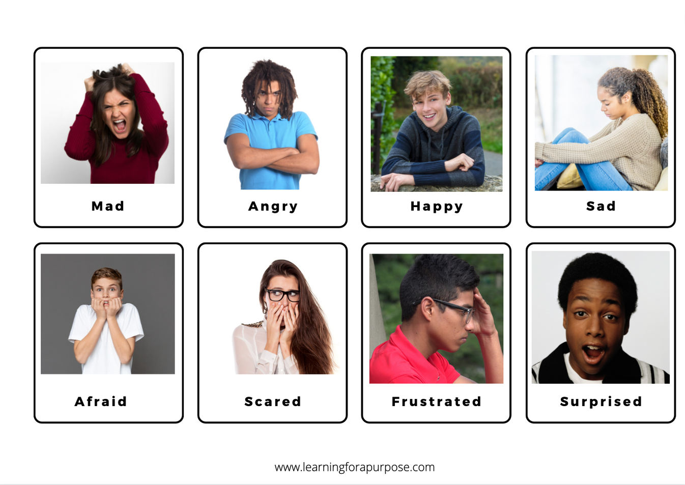 Emotions and Feelings Activity Bundle for Teens and Young Adults ...