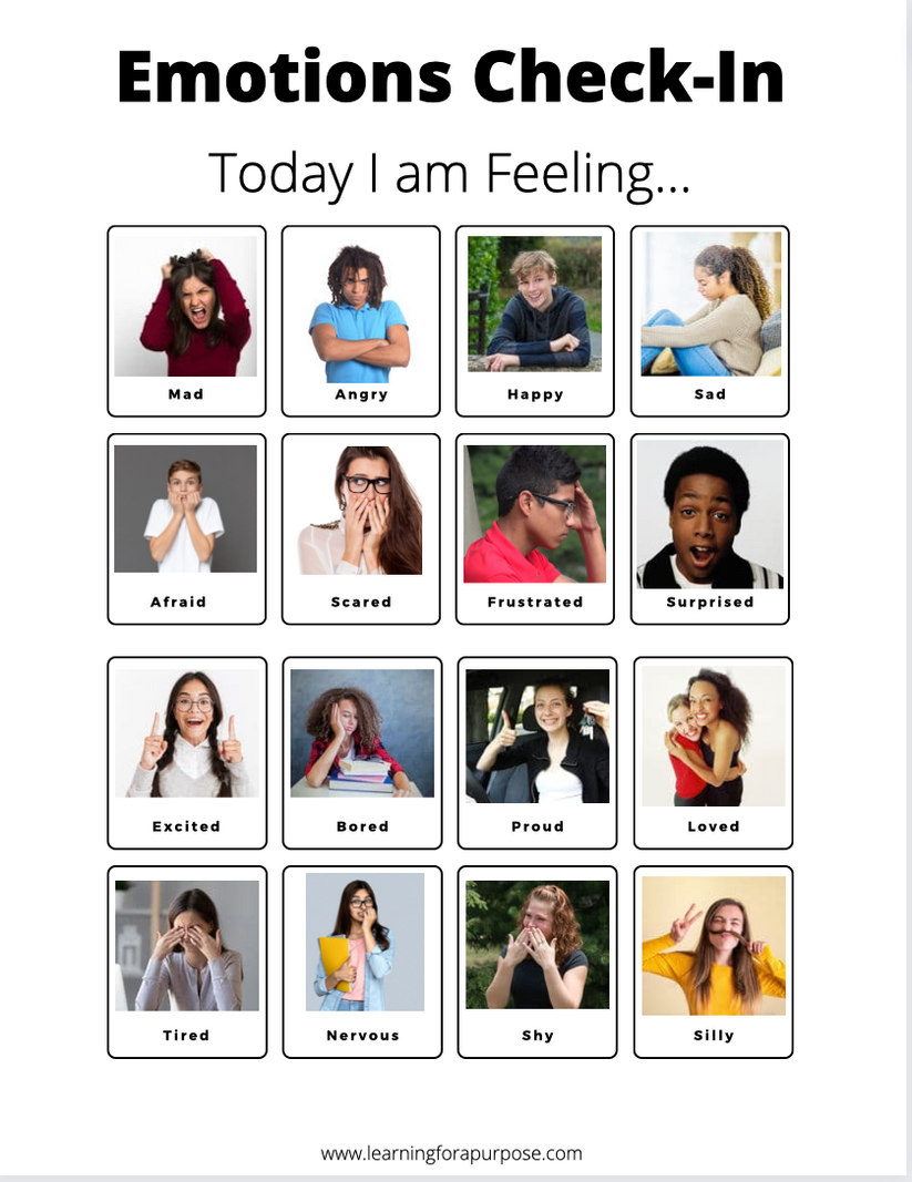 Emotions and Feelings Activity Bundle for Teens and Young Adults ...